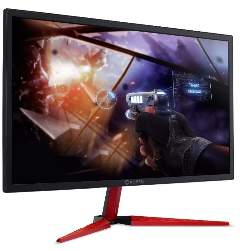 Гейминг монитор AOPEN - 24HX2QPbmiiipx, 23.6", 144Hz, 1ms, черен ТОП ...