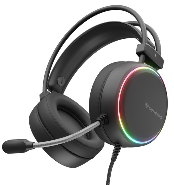 Гейминг слушалки Genesis - Neon 613, черни | Ozone.bg