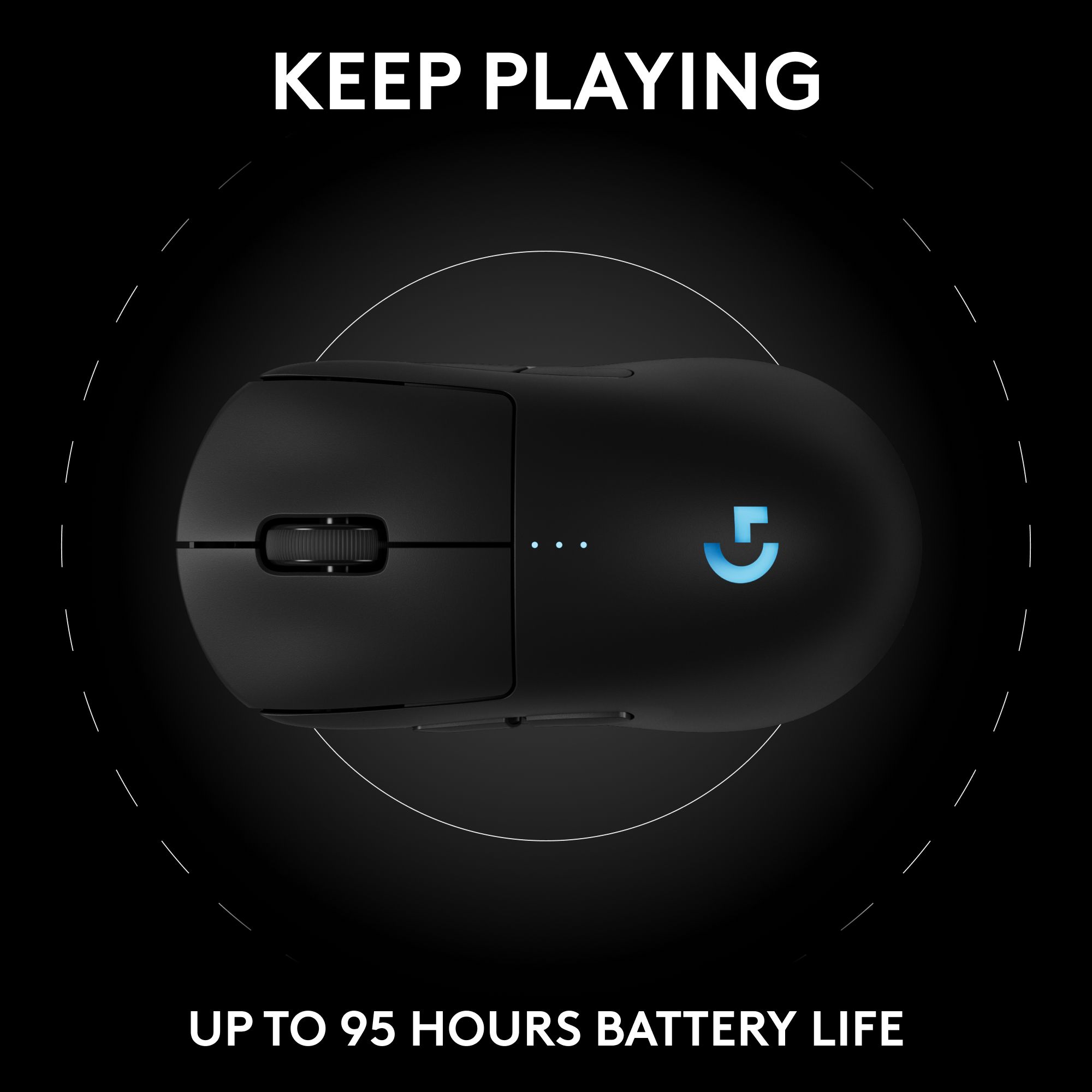 Гейминг мишка Logitech - G Pro 2 LIGHTSPEED + Pro Wireless Receiver ...