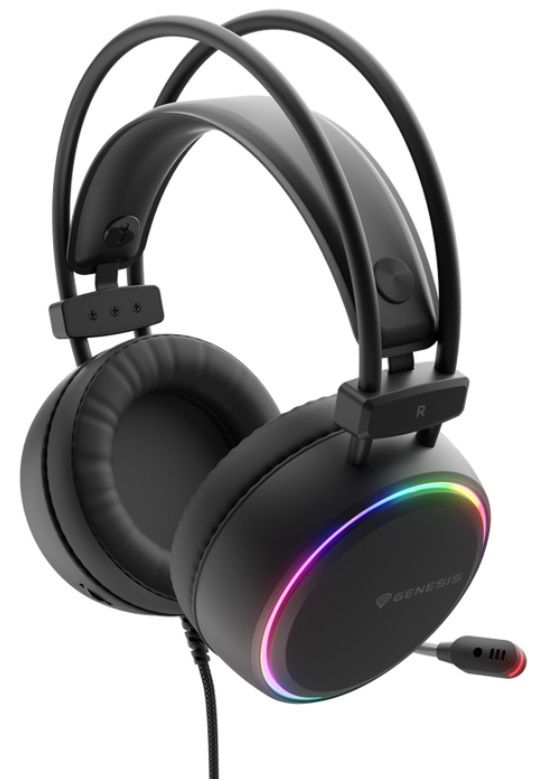 Гейминг слушалки Genesis - Neon 613, черни | Ozone.bg