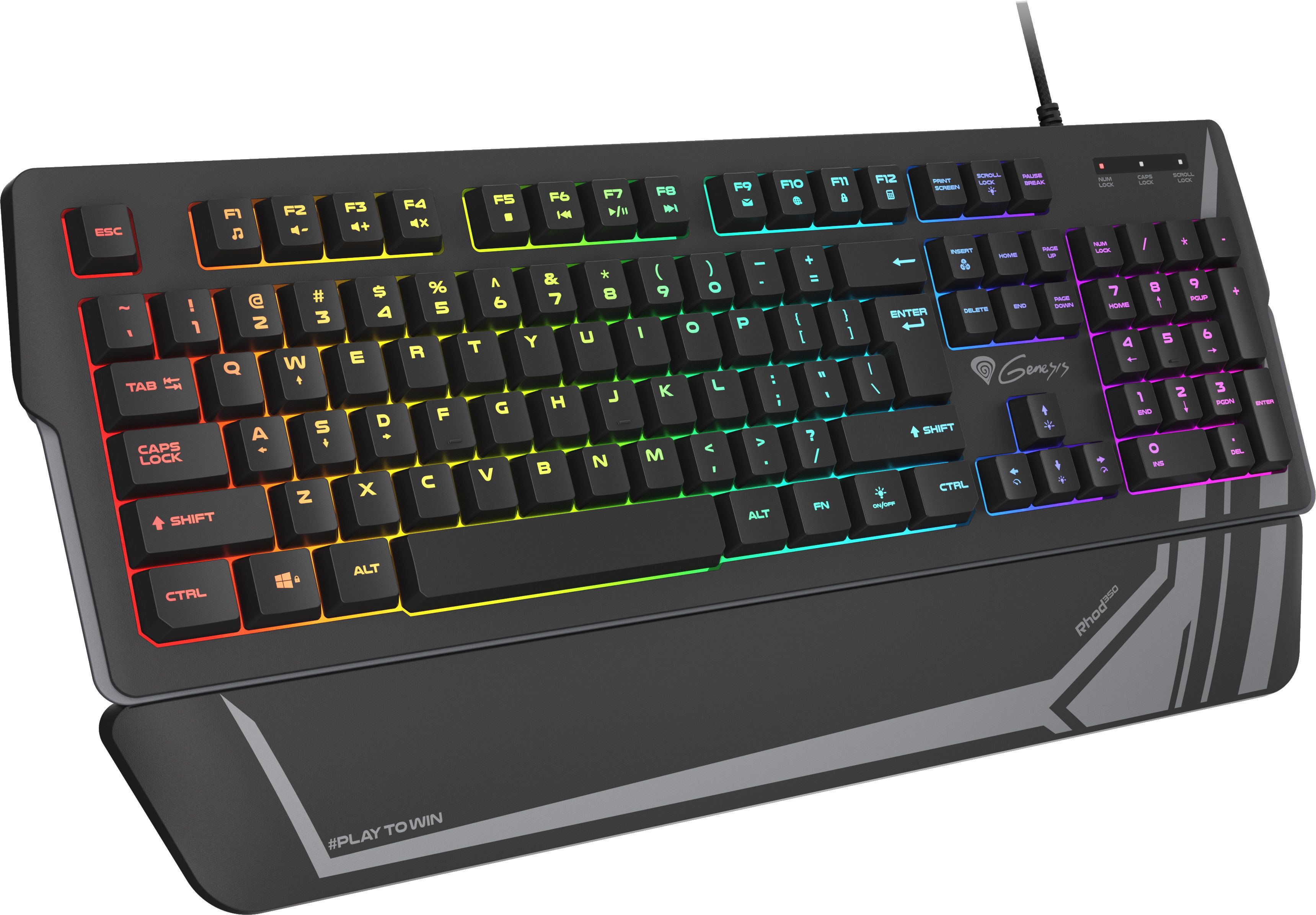 Genesis Gaming Keyboard Rhod 350 RGB Backlight US Lauout | Ozone.bg