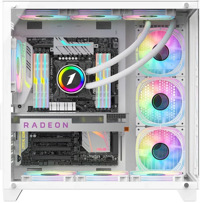 Гейминг компютър Cyclone Arctic (AMD) - Ryzen 7 5700X3D, RTX 4070 SUPER ...