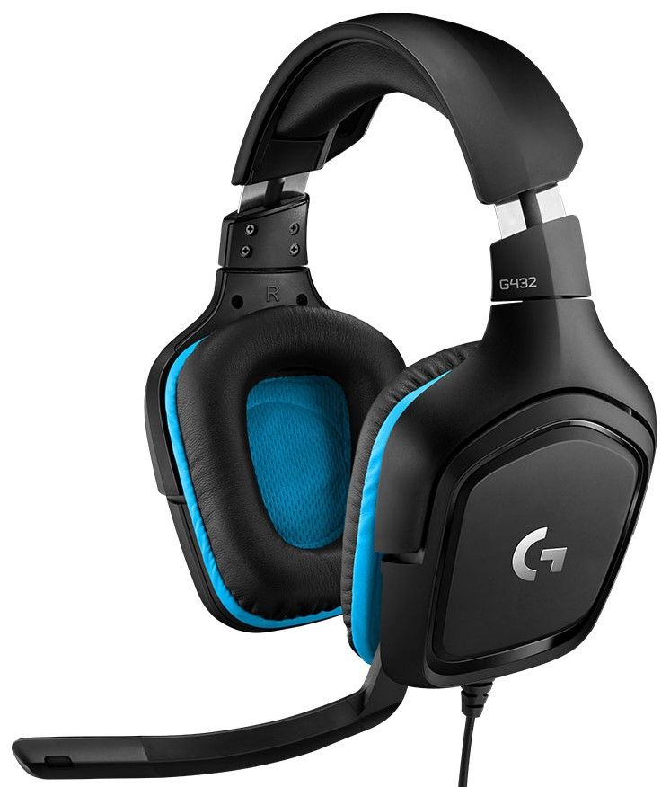 Гейминг слушалки Logitech - G432, черни | Ozone.bg