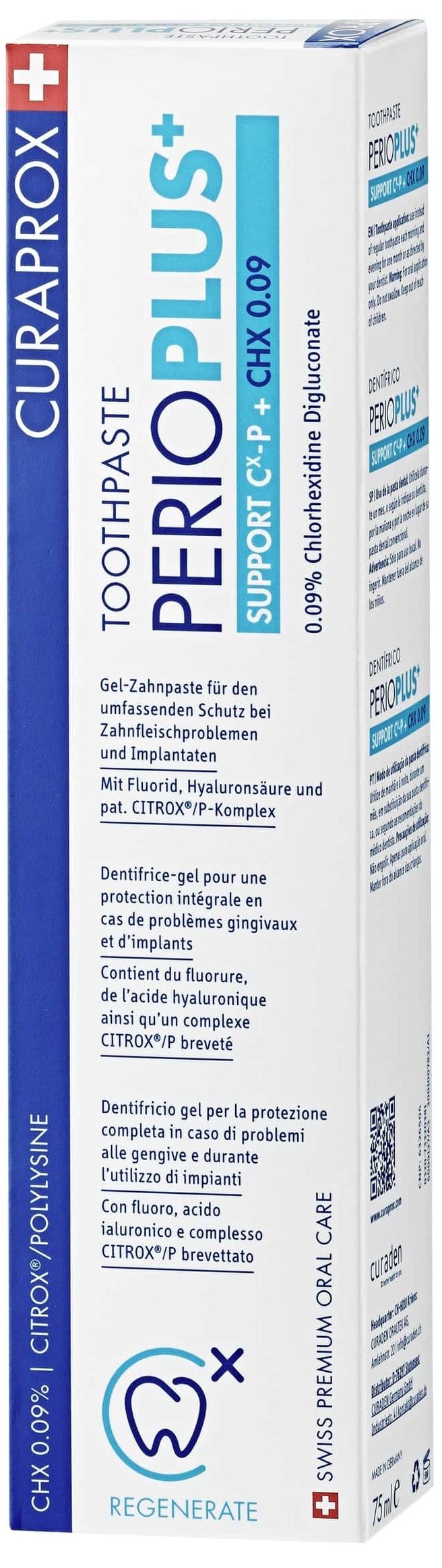 Curaprox Гел за зъби Perio Plus Support, 75 ml | Ozone.bg