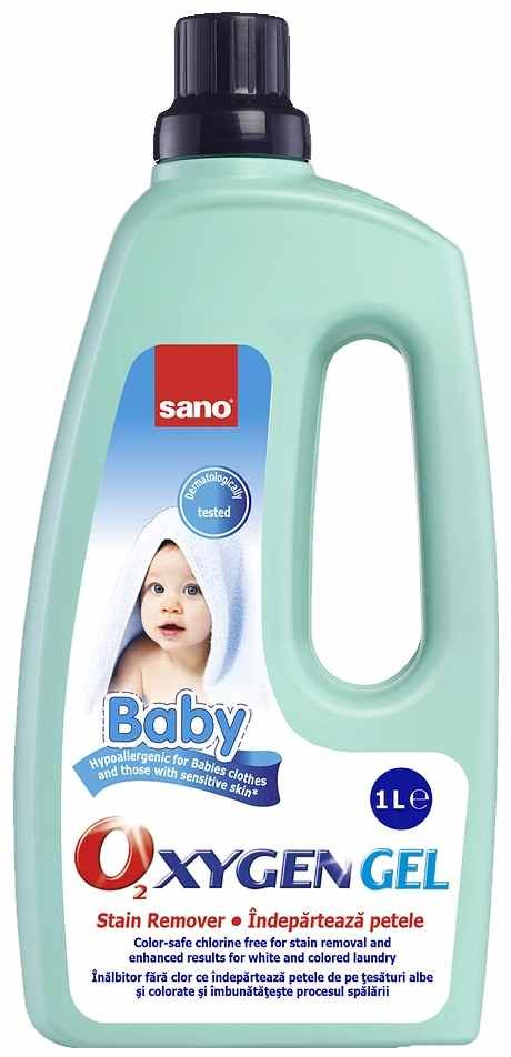 Гел за петна Sano - Baby, Oxygen, 20 пранета, 1 L | Добра цена | Ozone.bg
