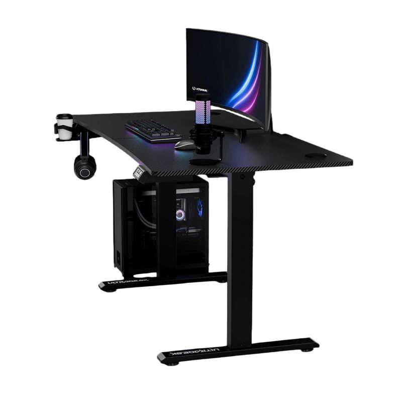 Гейминг бюро Ultradesk - Level V2 Blank, 72-117 cm, черно | Ozone.bg