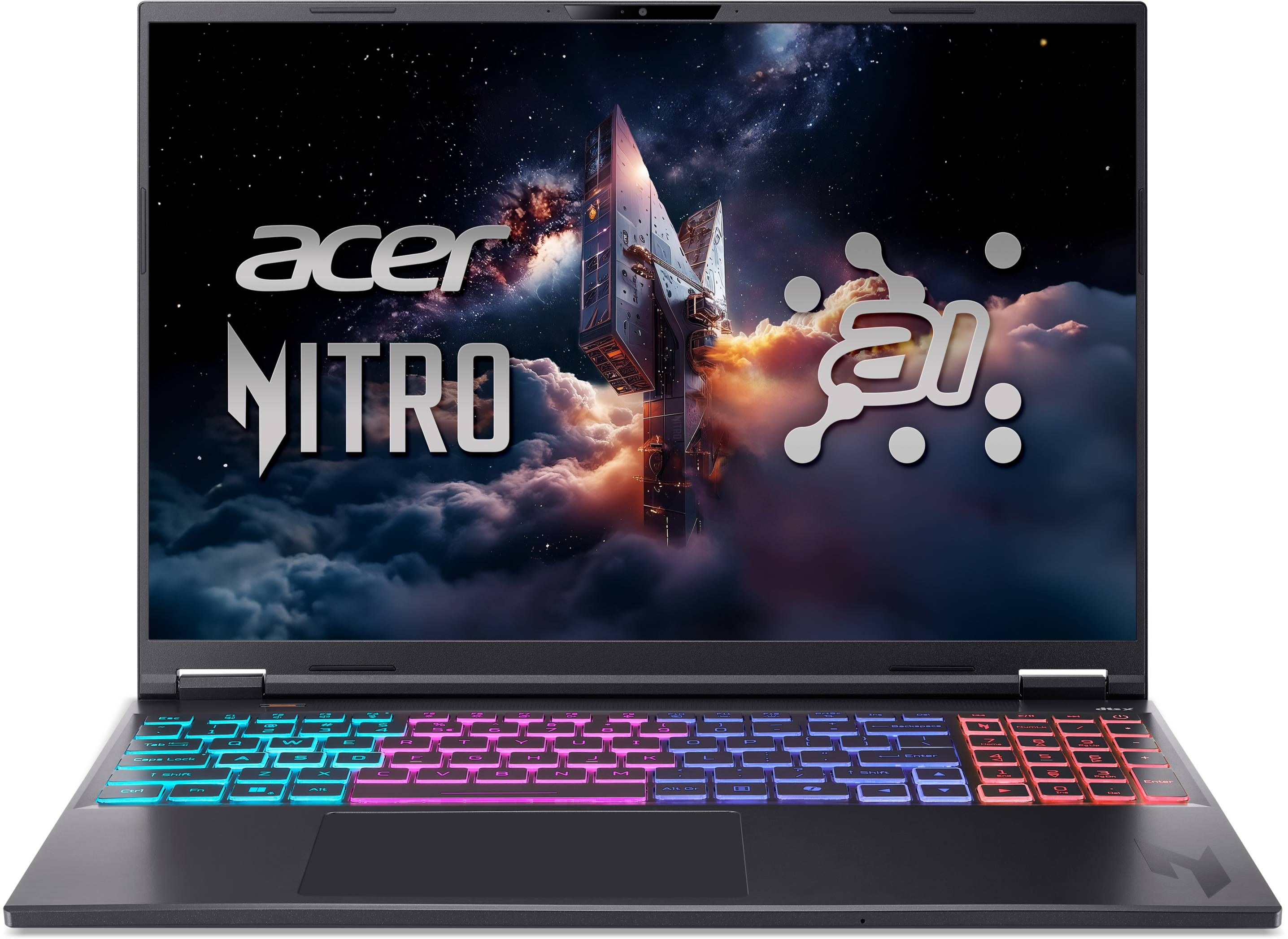 Гейминг лаптоп Acer - Nitro 16S AI AN16S-61-R352, 16'', WUXGA, Ryzen 9 ...