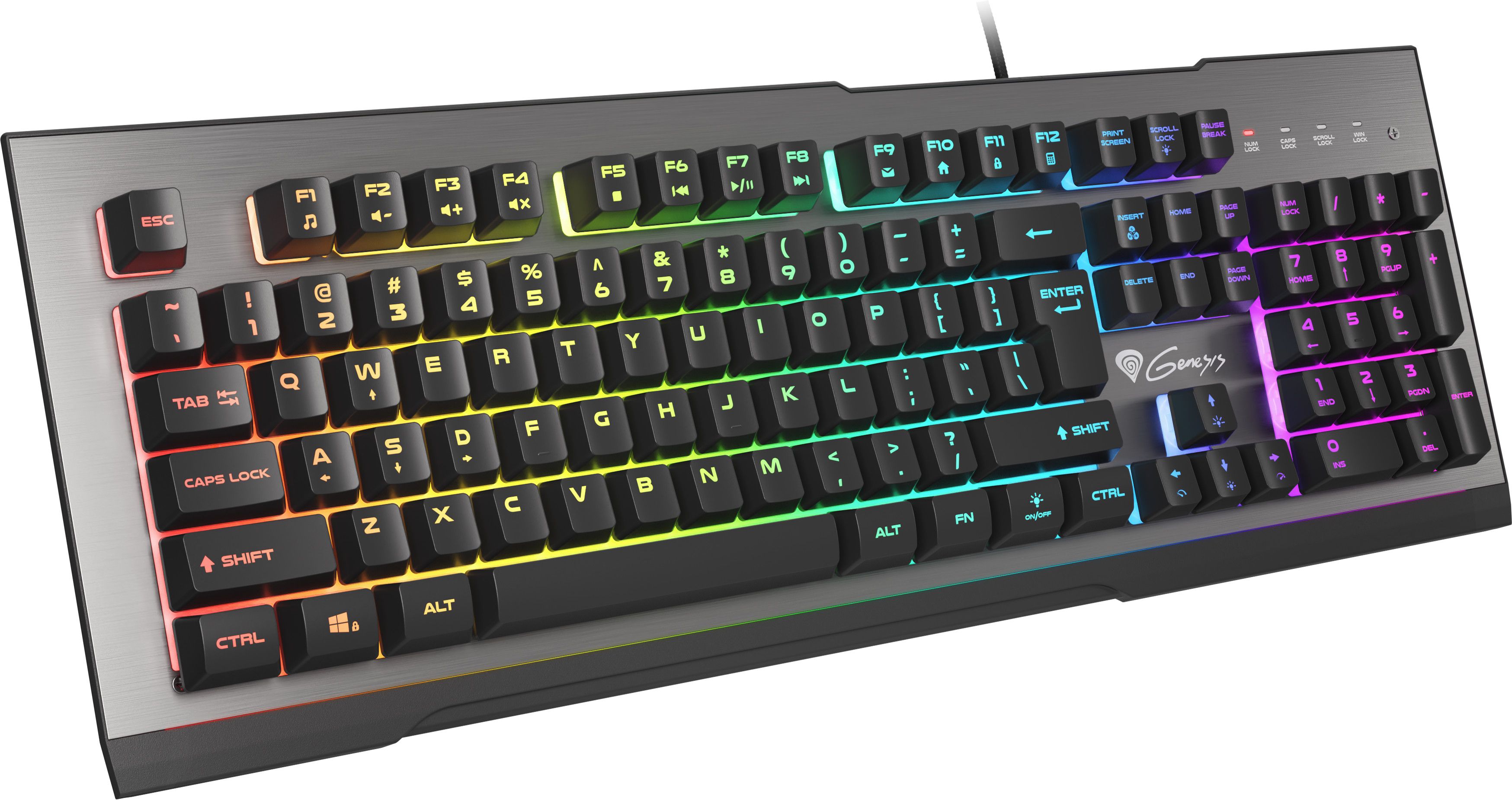 Genesis Gaming Keyboard Rhod 500 RGB Backlight US Layout | Ozone.bg