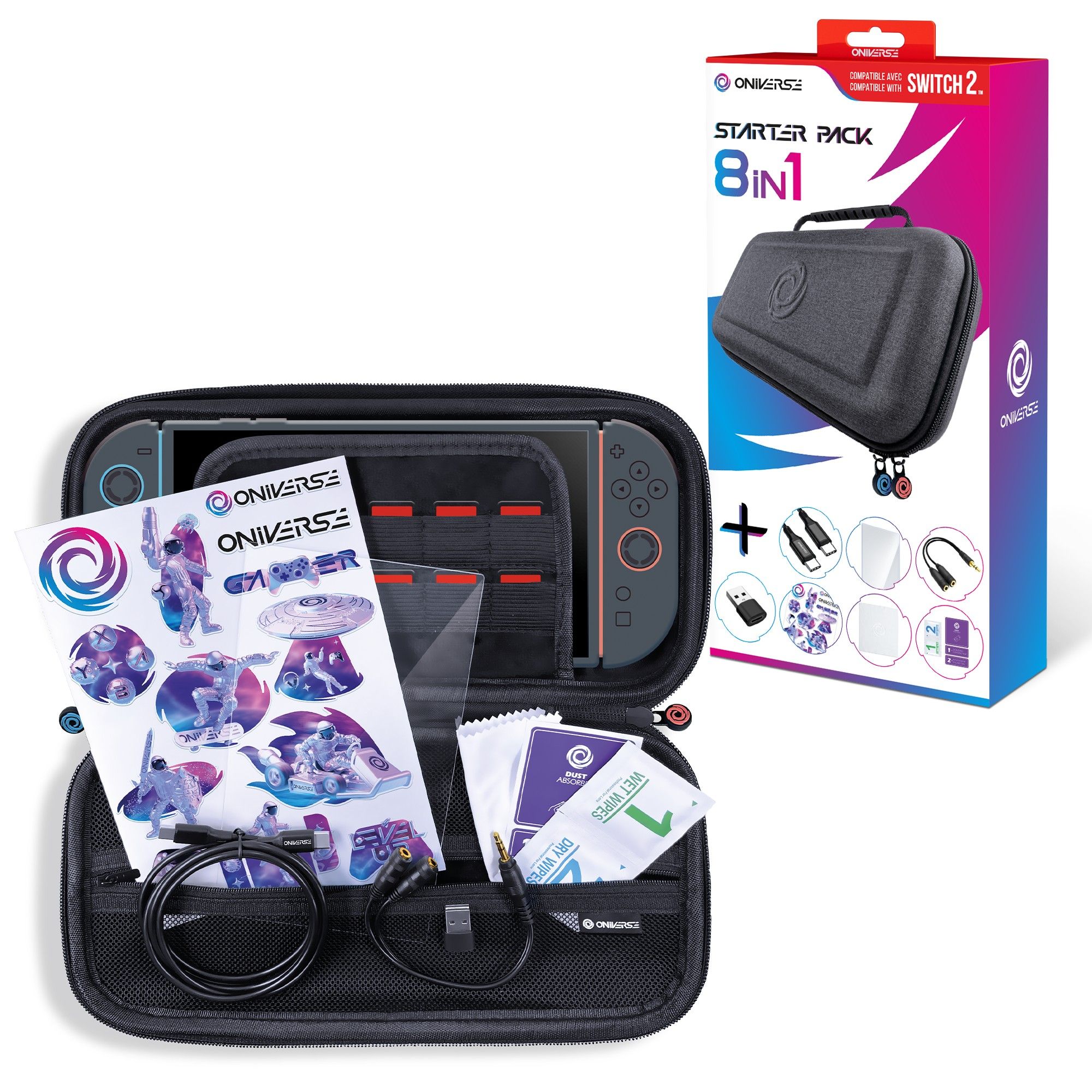 Гейминг комплект Oniverse - Starter Pack 8 in 1 (Nintendo Switch 2 ...