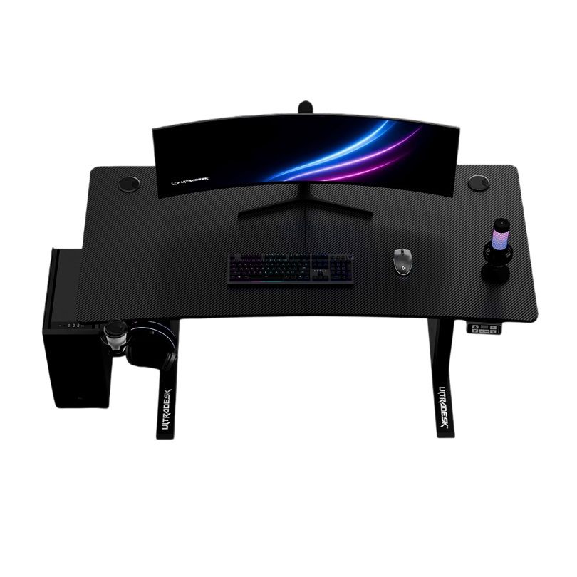 Гейминг бюро Ultradesk - Level V2 Blank, 72-117 cm, черно | Ozone.bg