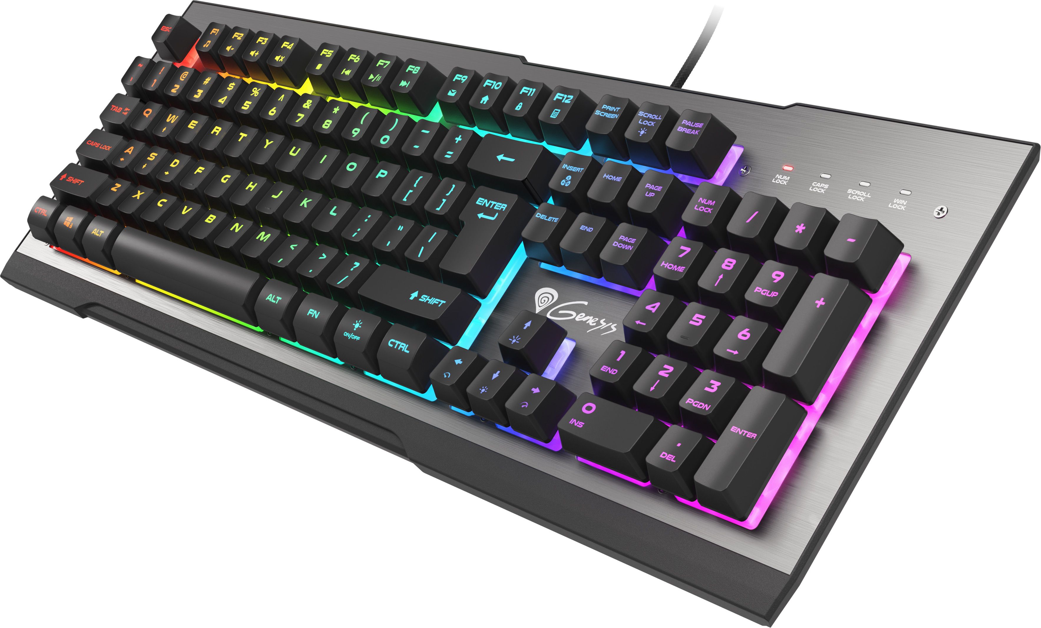 Genesis Gaming Keyboard Rhod 500 RGB Backlight US Layout | Ozone.bg