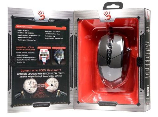 Гейминг мишка A4tech Bloody - V7M, оптична, черна | Ozone.bg