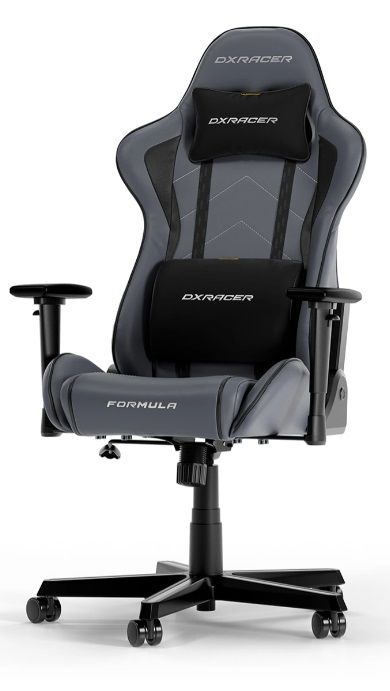 Гейминг стол DXRacer - Formula F08-GN, сив | Ozone.bg
