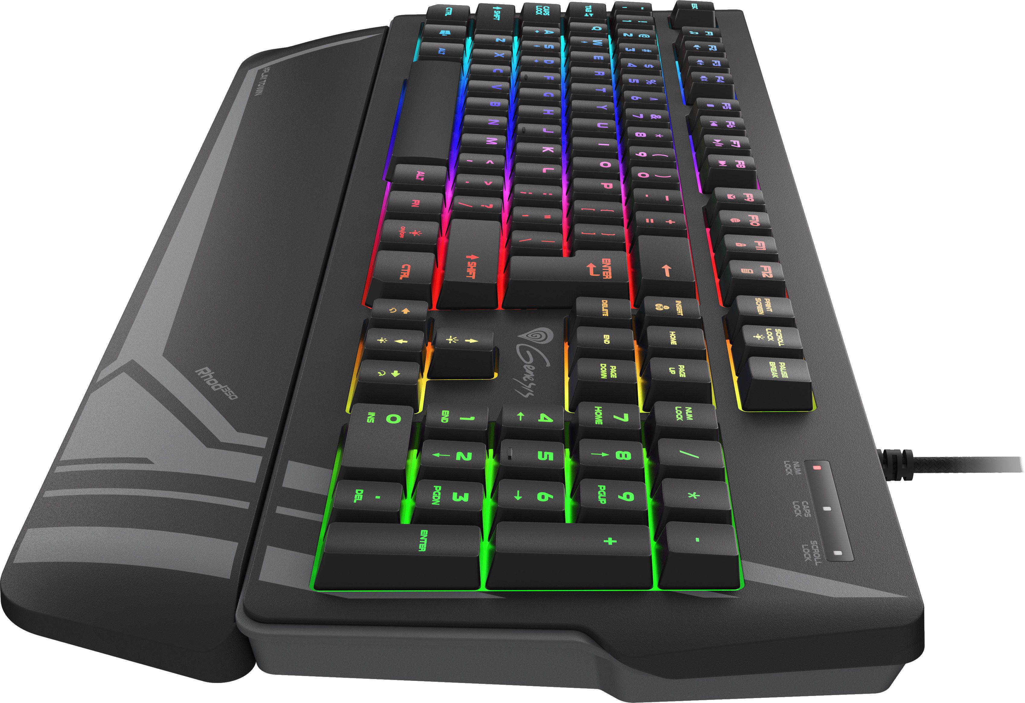 Genesis Gaming Keyboard Rhod 350 RGB Backlight US Lauout | Ozone.bg