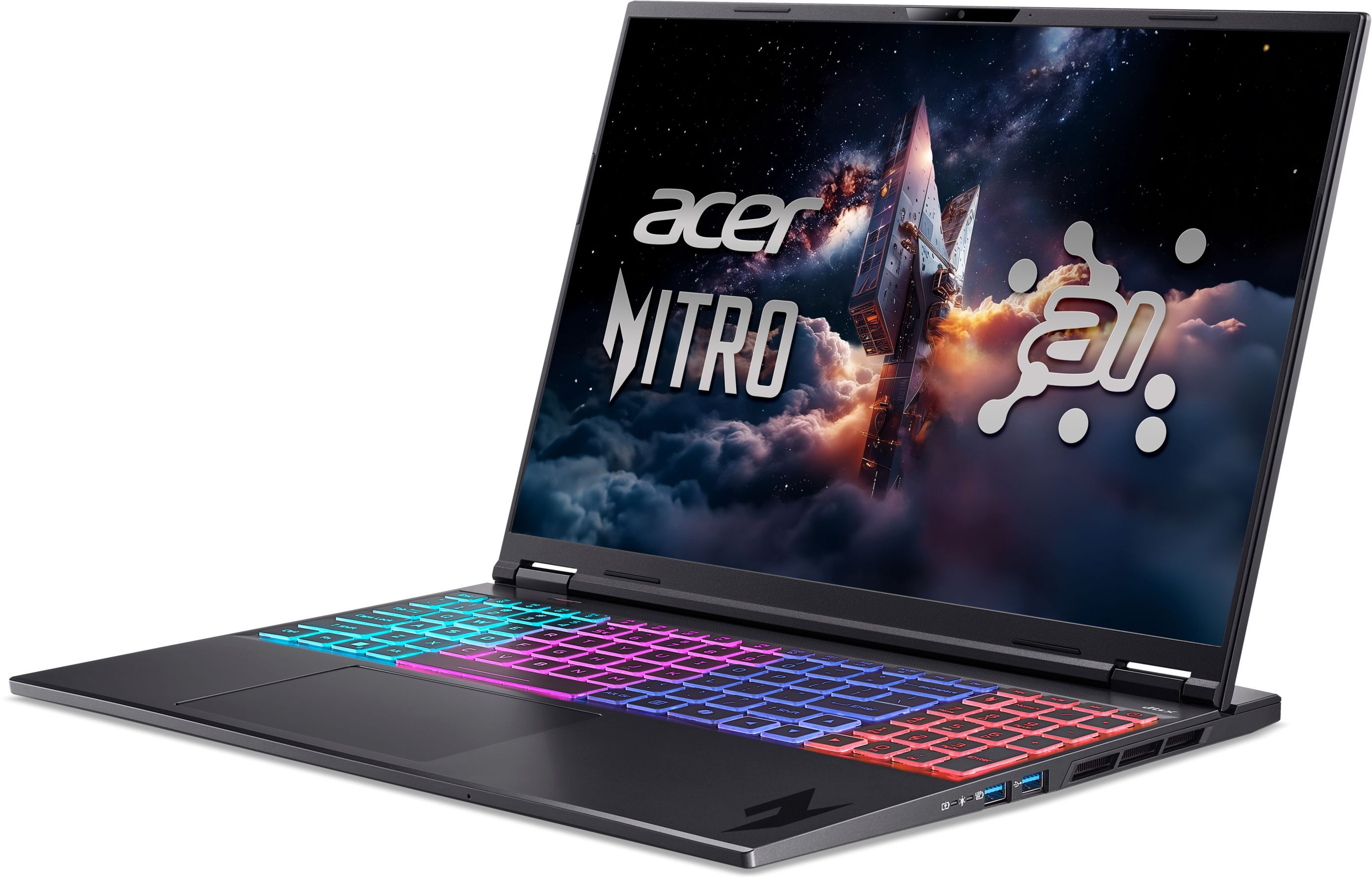 Гейминг лаптоп Acer - Nitro 16S AI AN16S-61-R352, 16'', WUXGA, Ryzen 9 ...