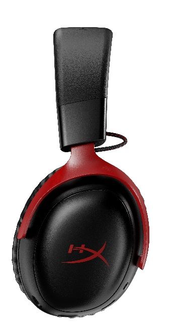 Гейминг слушалки HyperX - Cloud III, PC/PS5/PS4/Switch, безжични, черни/червени | Ozone.bg