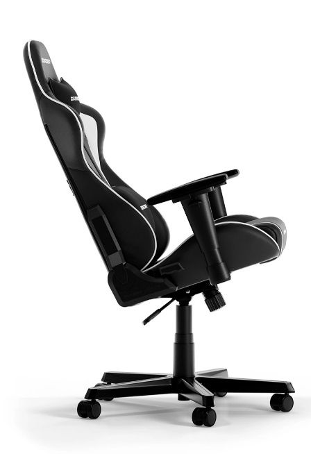 Гейминг стол DXRacer - Formula F08-NW, черен/бял | Ozone.bg