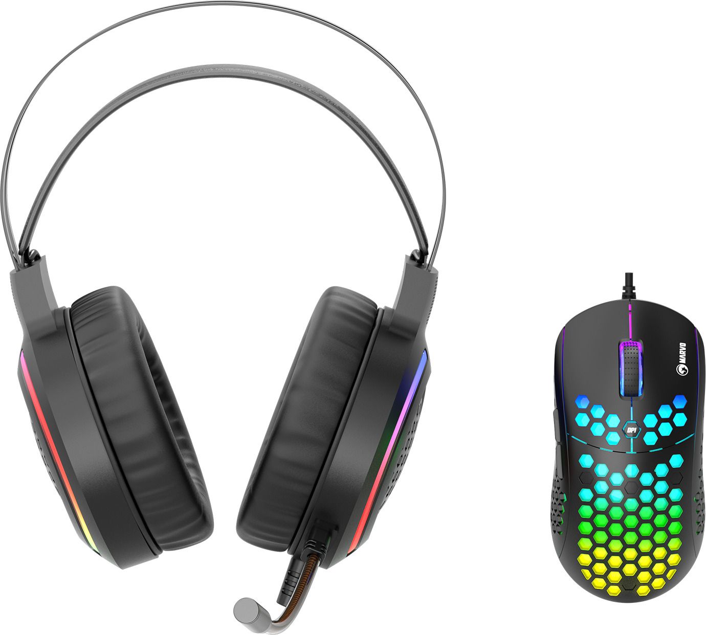 Гейминг комплект Marvo - MH01, черен | Ozone.bg