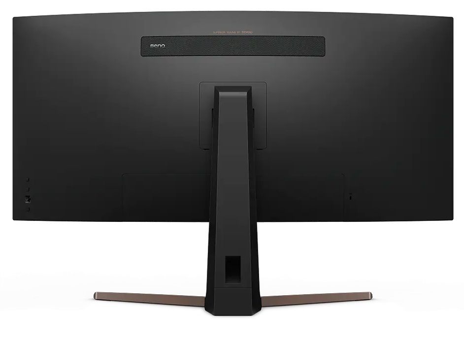 Гейминг монитор BenQ - EW3880R, 37.5", 4ms, Curved, кафяв ТОП цена ...