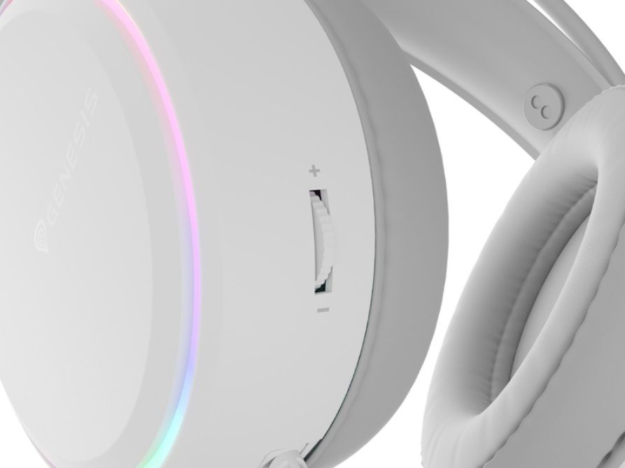 Гейминг слушалки Genesis - Neon 613, бели | Ozone.bg