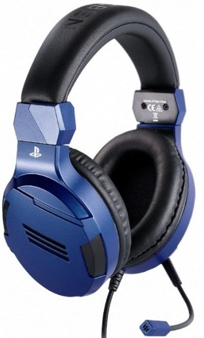 Гейминг слушалки Nacon - Bigben PS4 Official Headset V3, сини | Ozone.bg