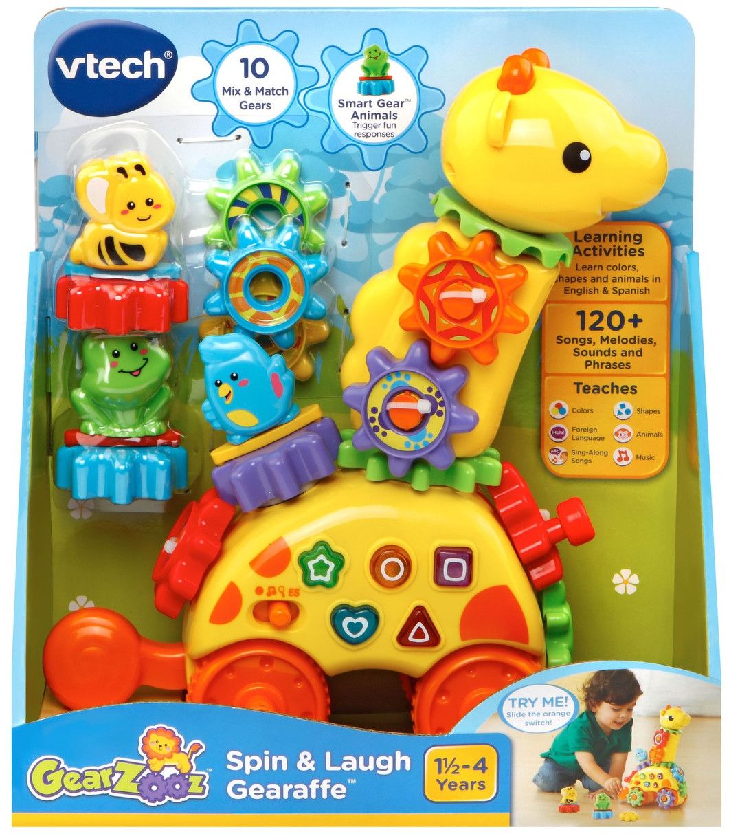 Занимателна играчка Vtech - Жираф, за бутане и дърпане | Добра цена | Ozone.bg