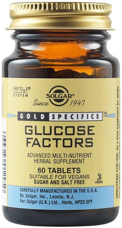 Glucose Factors, 60 таблетки, Solgar | Ozone.bg