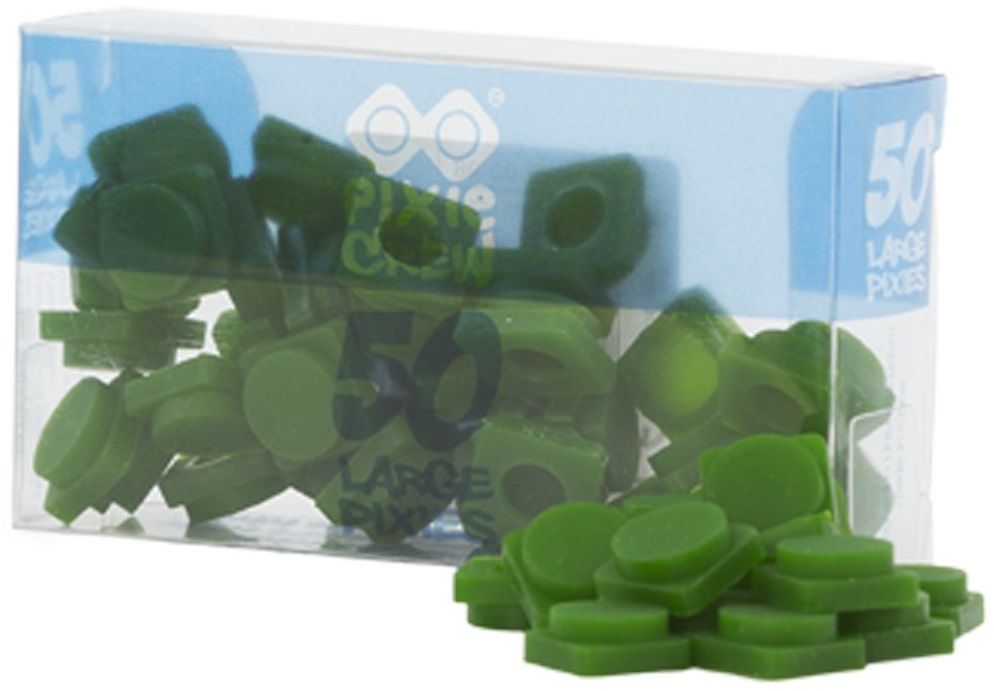 Големи силиконови пиксели Pixie Crew - Тъмнозелени, 50 броя | Ozone.bg