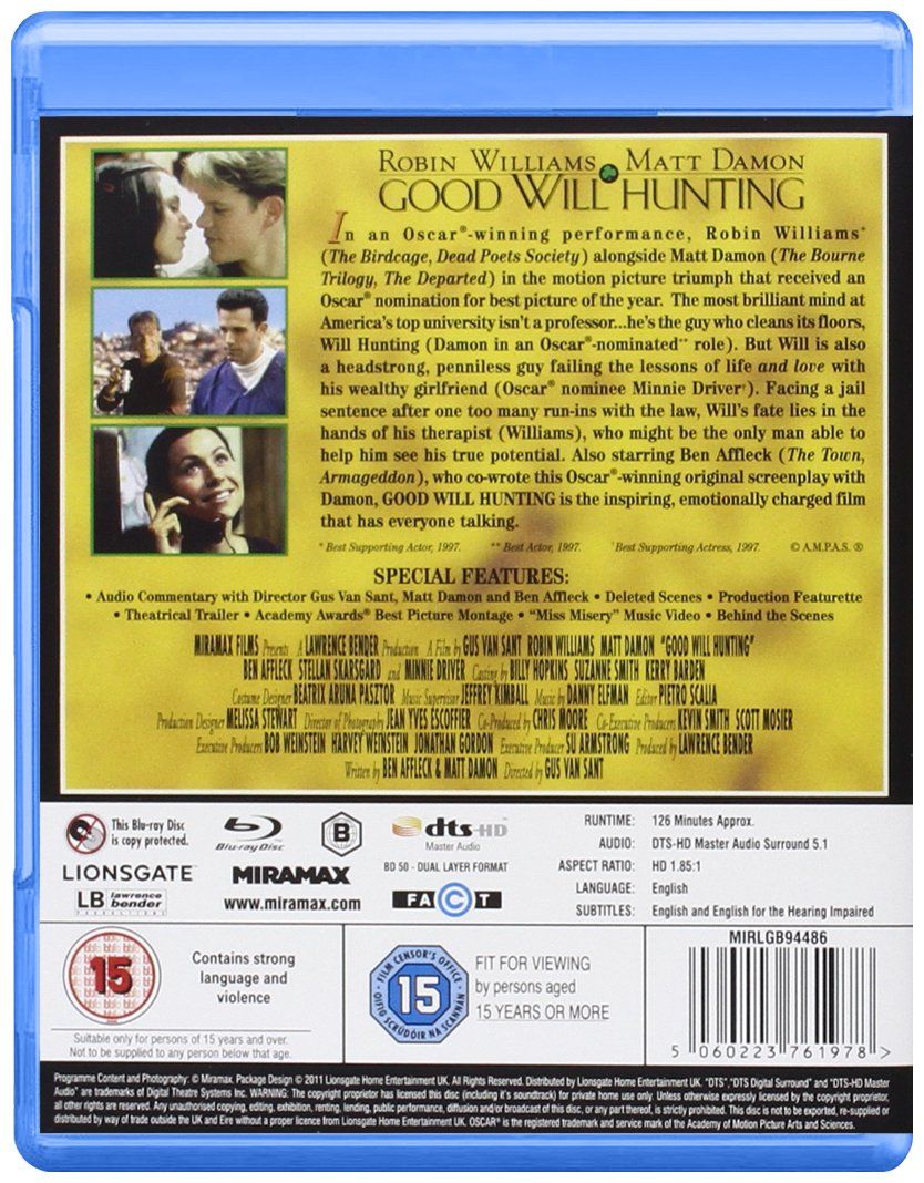 Good Will Hunting (Blu-Ray) | 1997 | Добра цена | Ozone.bg