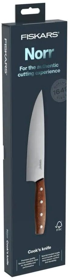 Готварски нож Fiskars - Norr, 20 cm | Ozone.bg