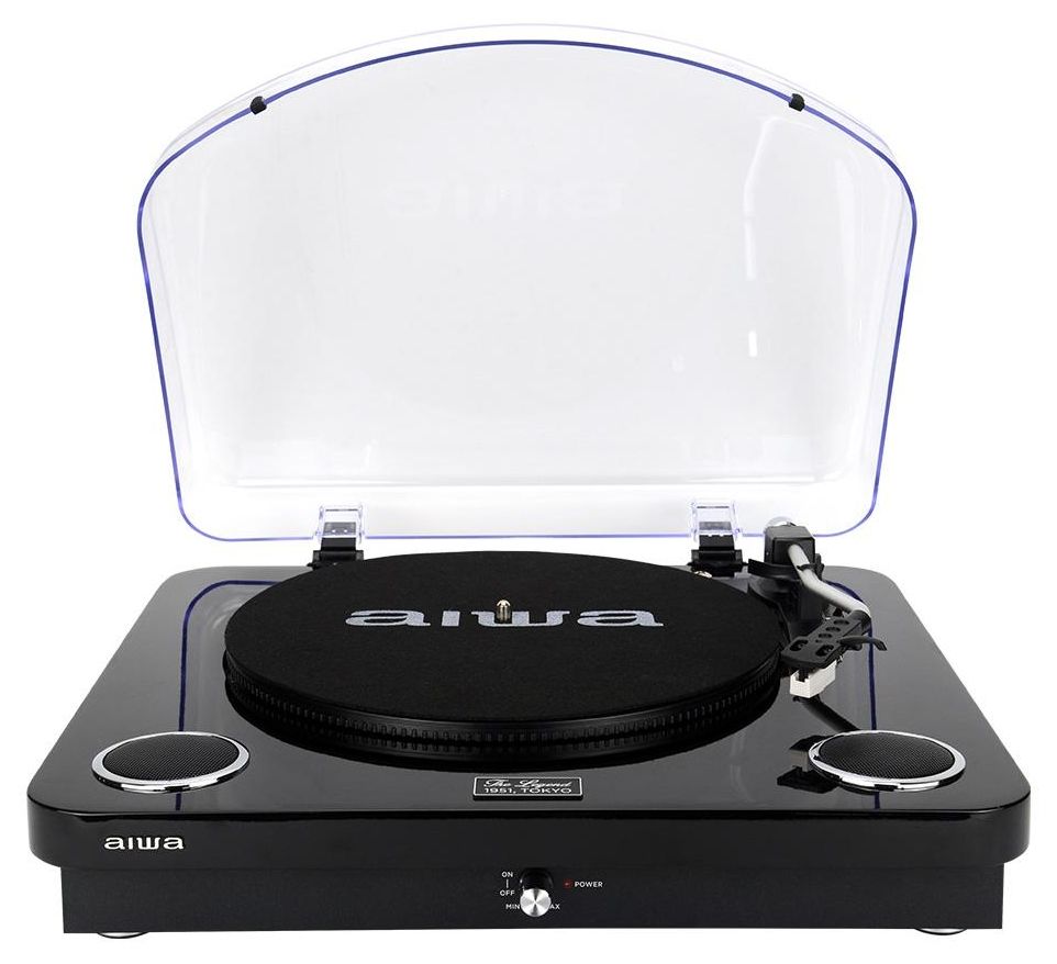 Грамофон Aiwa - LPS - 25BK, Bluetooth, черен | Ozone.bg | Ozone.bg