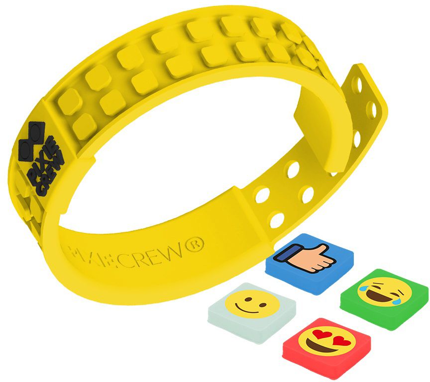 Гривна с пиксели Pixie Crew - Emotions, Yellow | Ozone.bg