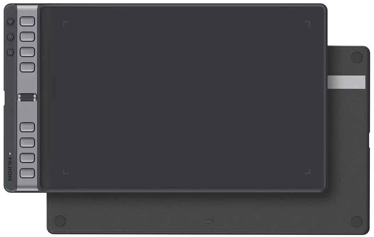 Графичен таблет HUION - Inspiroy 2 L, черен | Ozone.bg