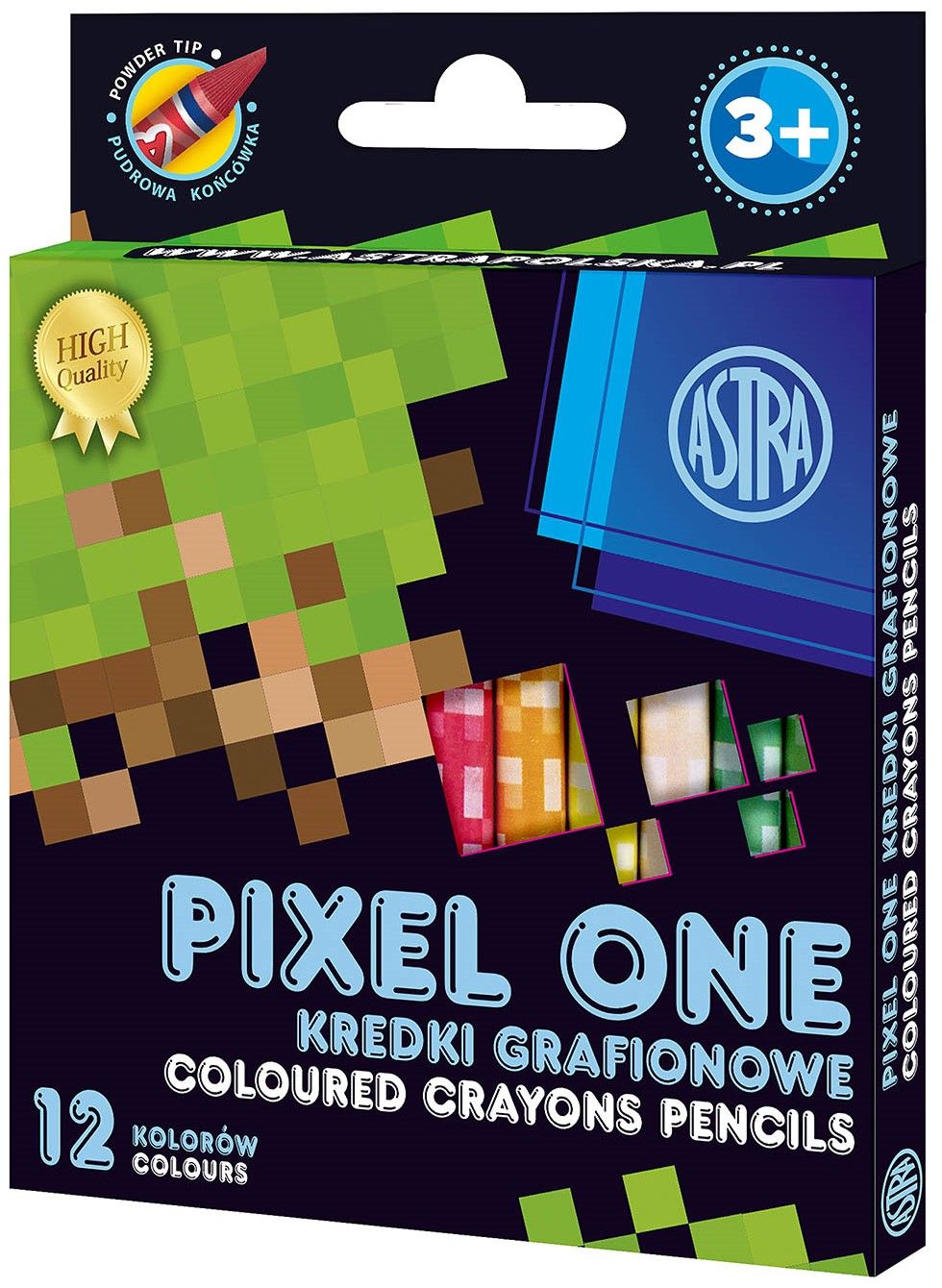 Графични пастели Astra Pixel One - 12 цвята | Ozone.bg