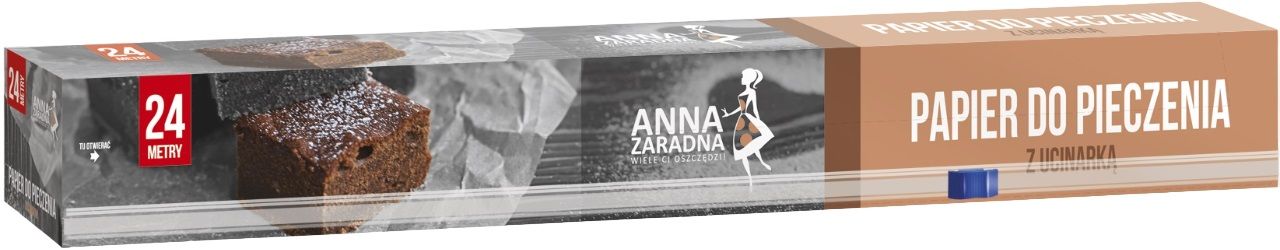 Хартия за печене Anna - 24 m, кутия с фреза | Ozone.bg