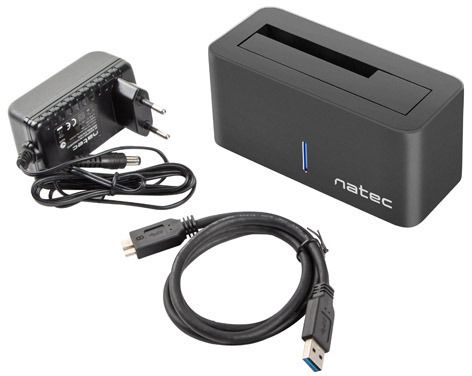 HDD/SSD докинг станция Natec - Kangaroo, USB 3.0, черна | Ozone.bg