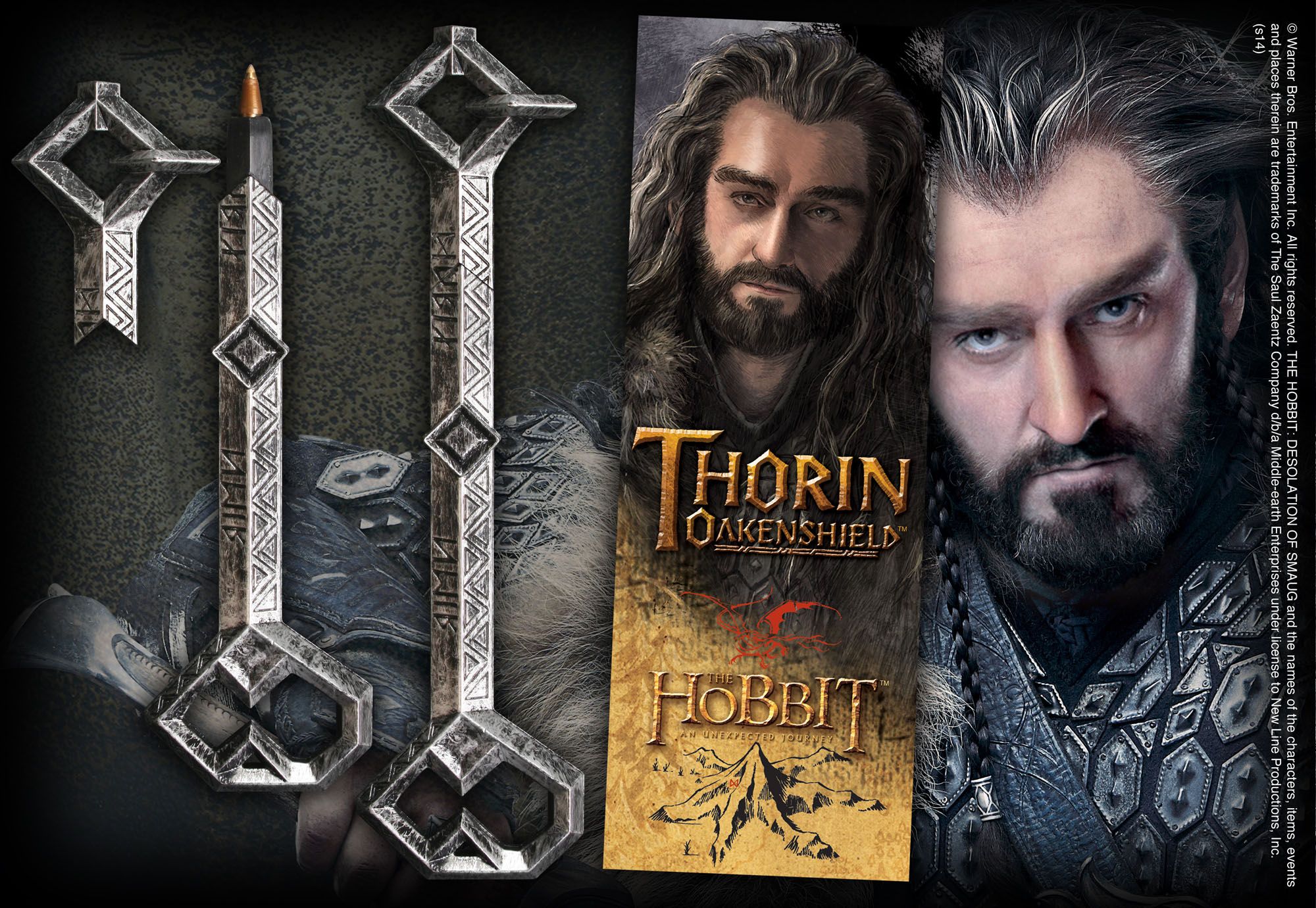 Химикалка и книгоразделител The Noble Collection Movies: The Hobbit ...