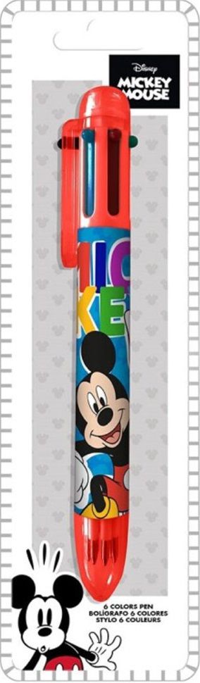 Химикалка с 6 цвята Kids Licensing - Mickey | Ozone.bg