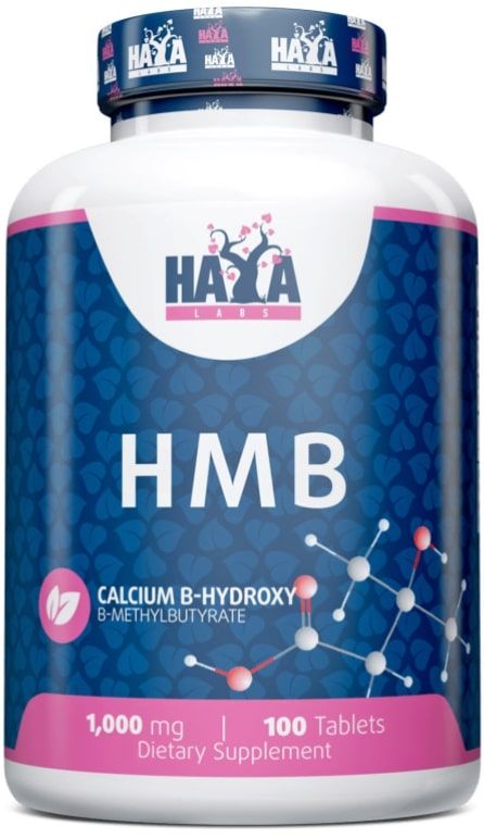 HMB, 1000 mg, 100 таблетки, Haya Labs | Ozone.bg