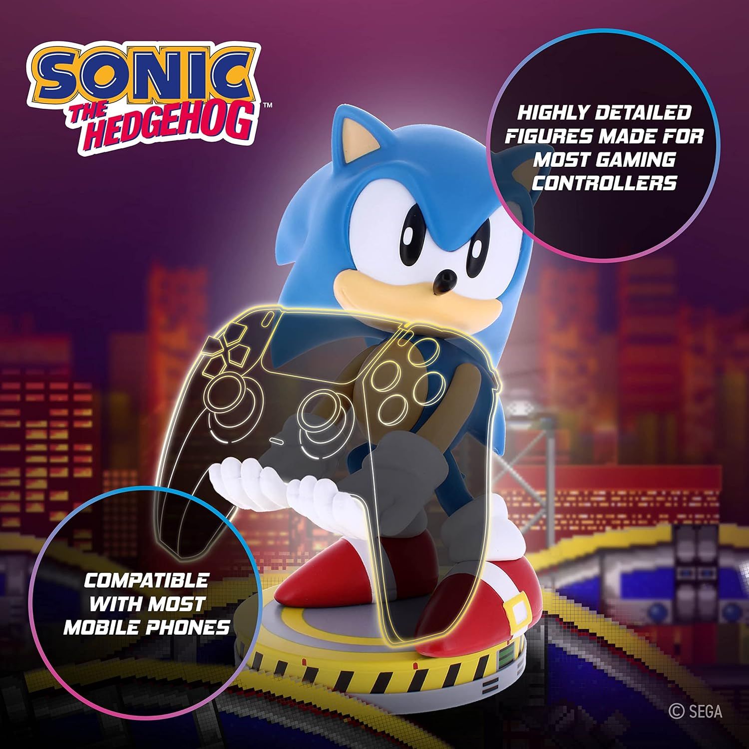 Холдер EXG Games: Sonic the Hedgehog - Sonic, 20 cm | Ozone.bg