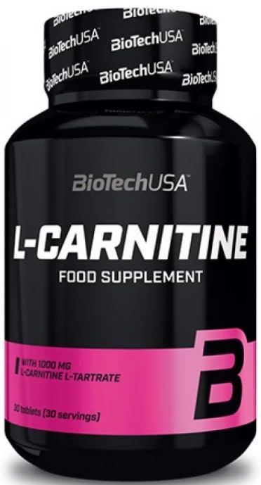 L-Carnitine 1000, 30 таблетки, BioTech USA | Ozone.bg