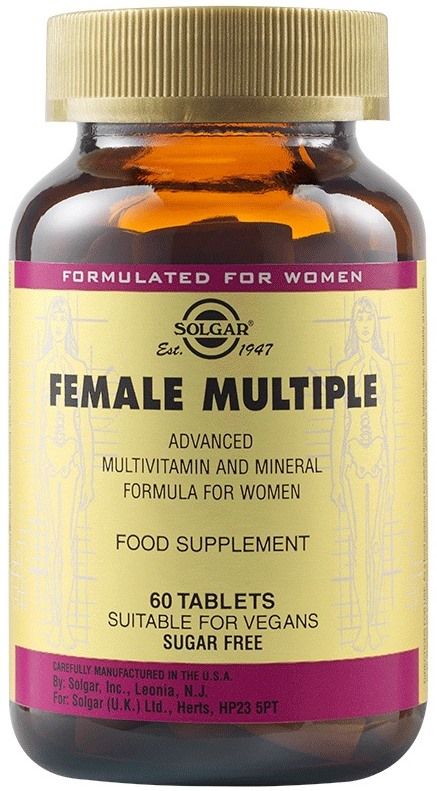 Female Multiple, 60 таблетки, Solgar | Ozone.bg