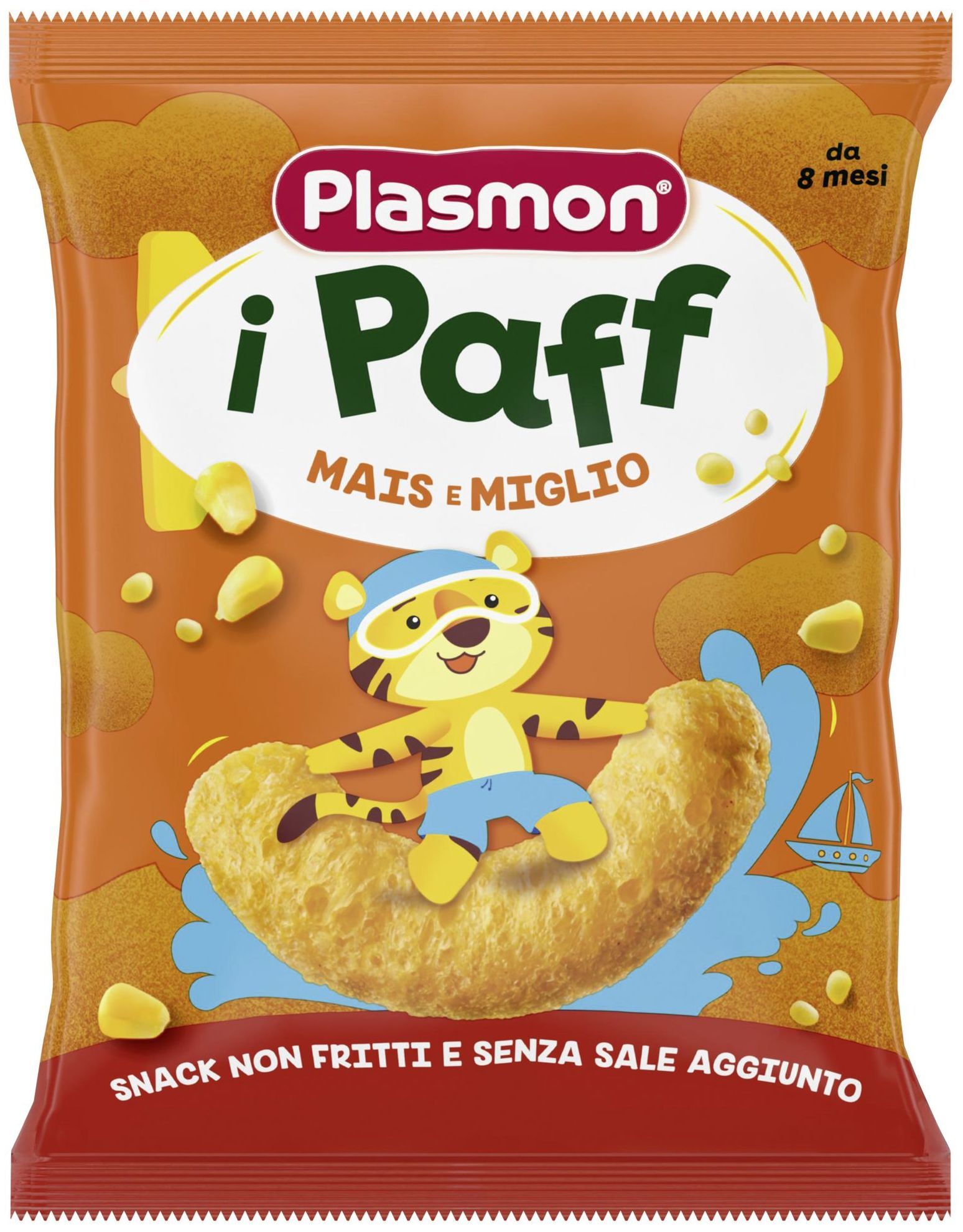 Хрупанки Plasmon - Paff, царевица и просо, 15 g | Добра цена | Ozone.bg