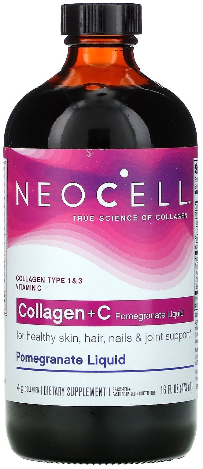 Collagen + C Pomegranate Liquid, 473 ml, NeoCell | Ozone.bg