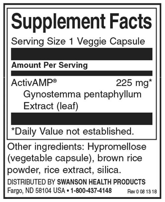 ActivAMP AMP-K Stimulator, 225 mg, 60 капсули, Swanson | Ozone.bg