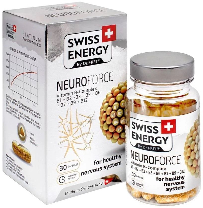 Neuroforce, 30 капсули, Swiss Energy | Ozone.bg