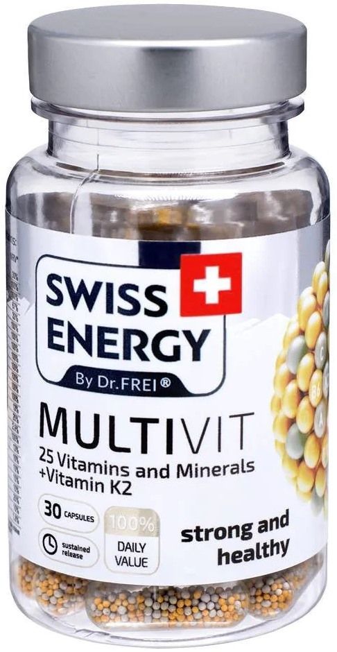 Multivit, 30 капсули, Swiss Energy | Ozone.bg