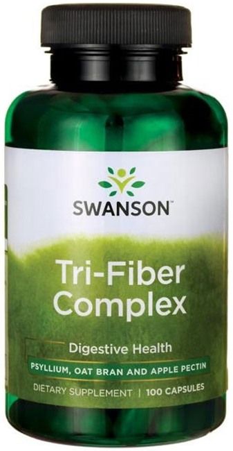 Tri-Fiber Complex, 100 капсули, Swanson | Ozone.bg