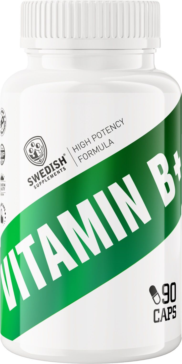 Vitamin B+ Complex, 90 капсули, Swedish Supplements | Ozone.bg