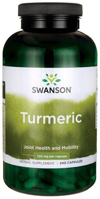 Turmeric, 720 mg, 240 капсули, Swanson | Ozone.bg